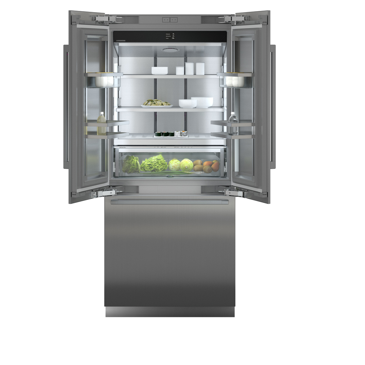 Fully integrated fridge-freezers