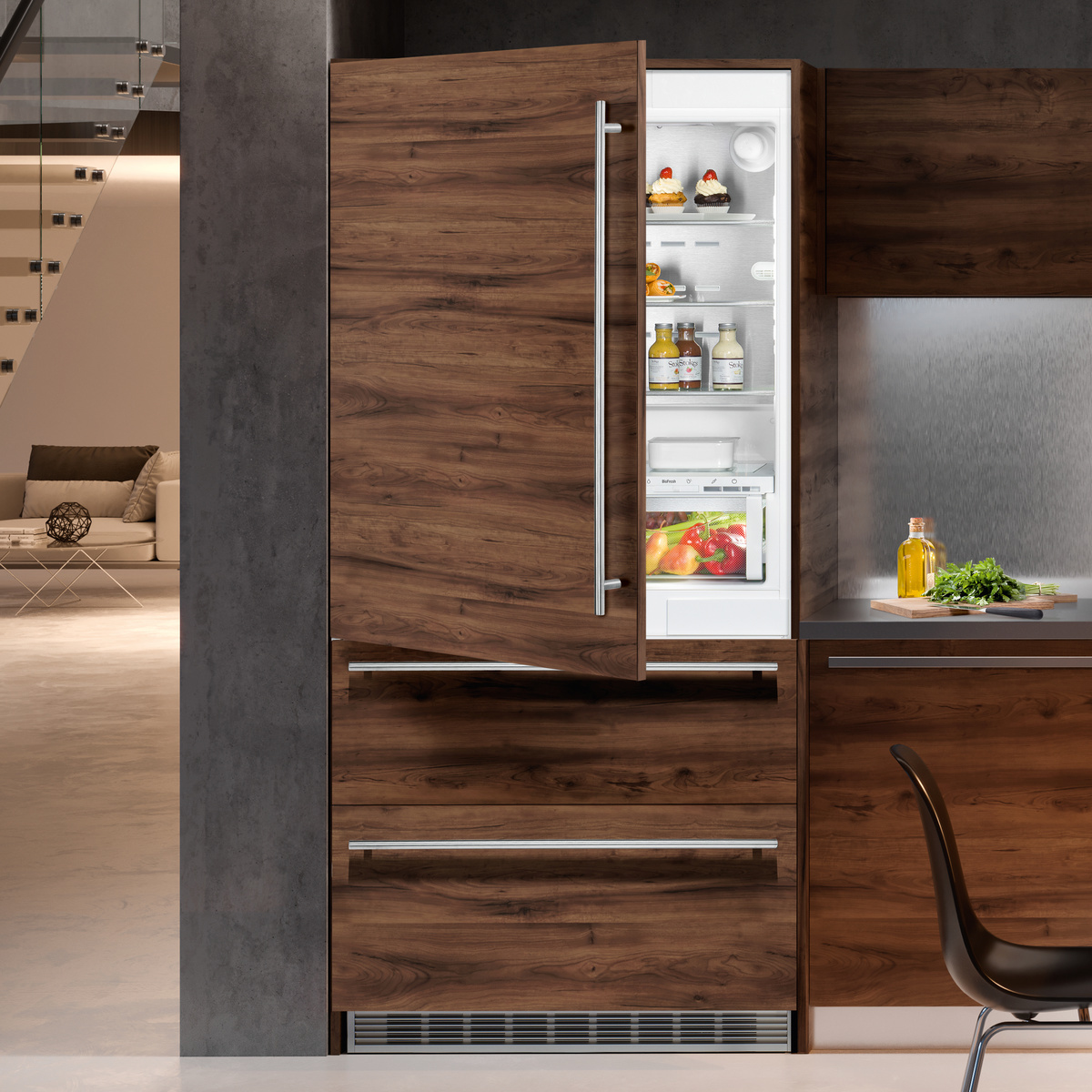 ECBNe 8870 BioFresh NoFrost Combined refrigerator-freezer with BioFresh ...