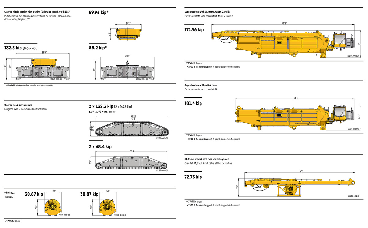 Crawler crane LR 11000 - Liebherr