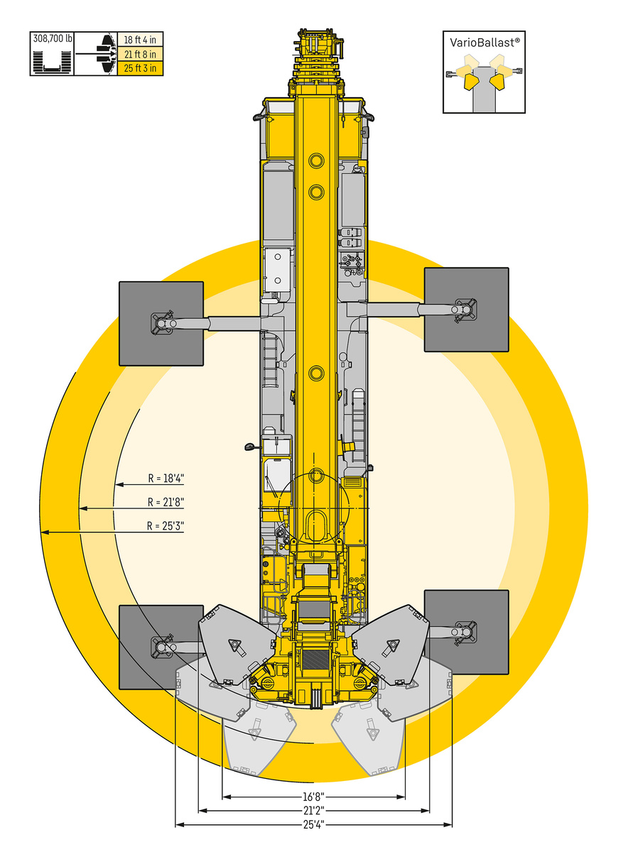 Mobile crane LTM 1400-6.1 - Liebherr