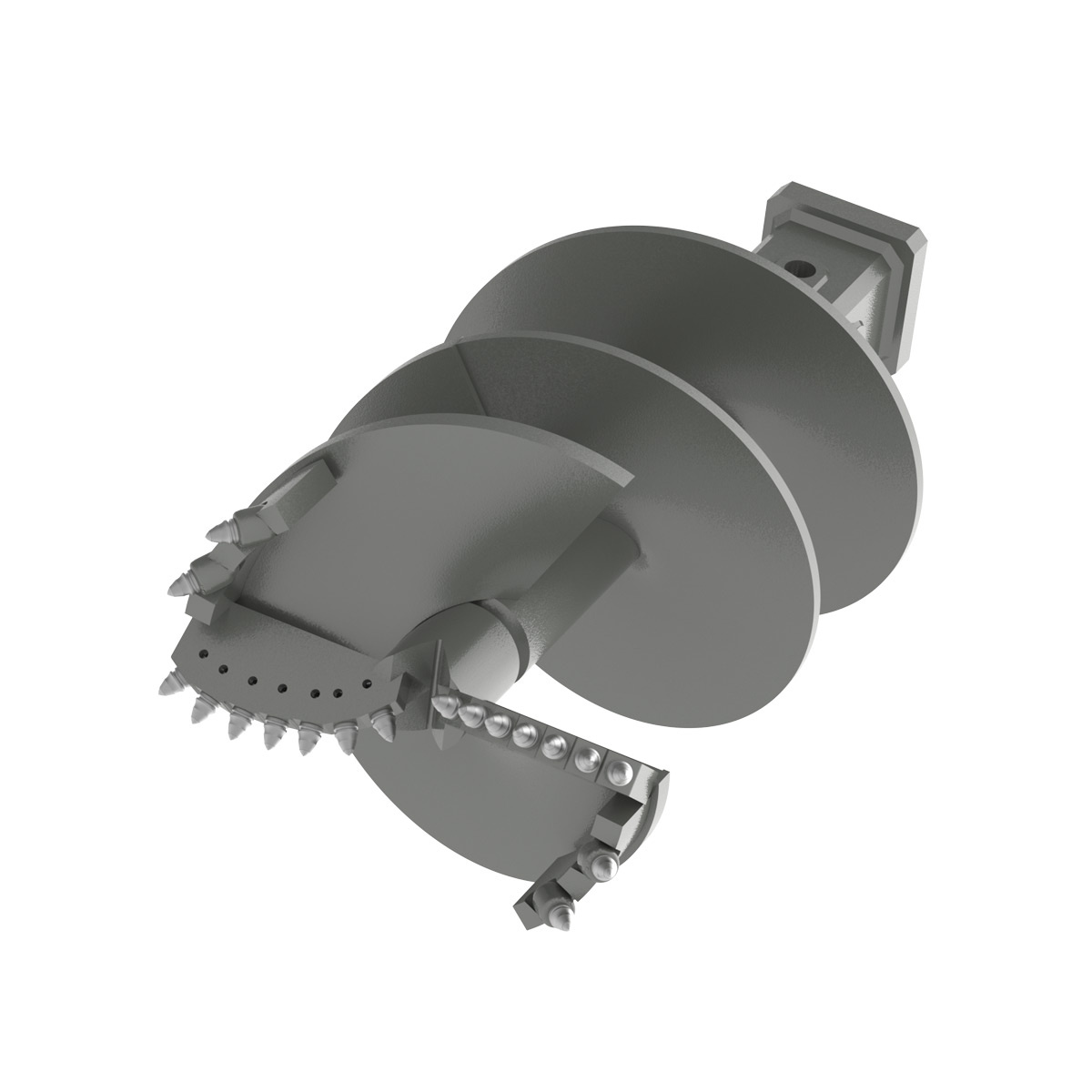 Type AU-RSCi cased Double-start rock auger without pilot bit - Liebherr