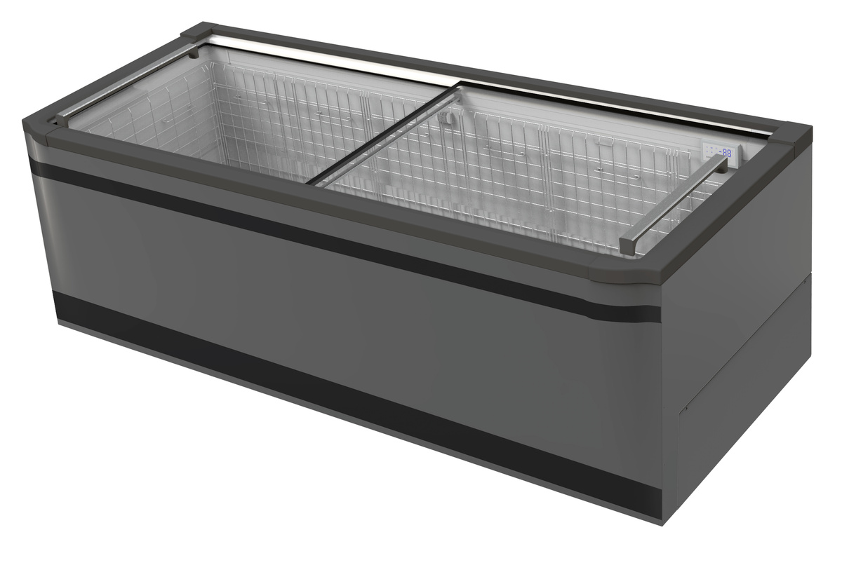 Supermarket chillers and freezers for food
