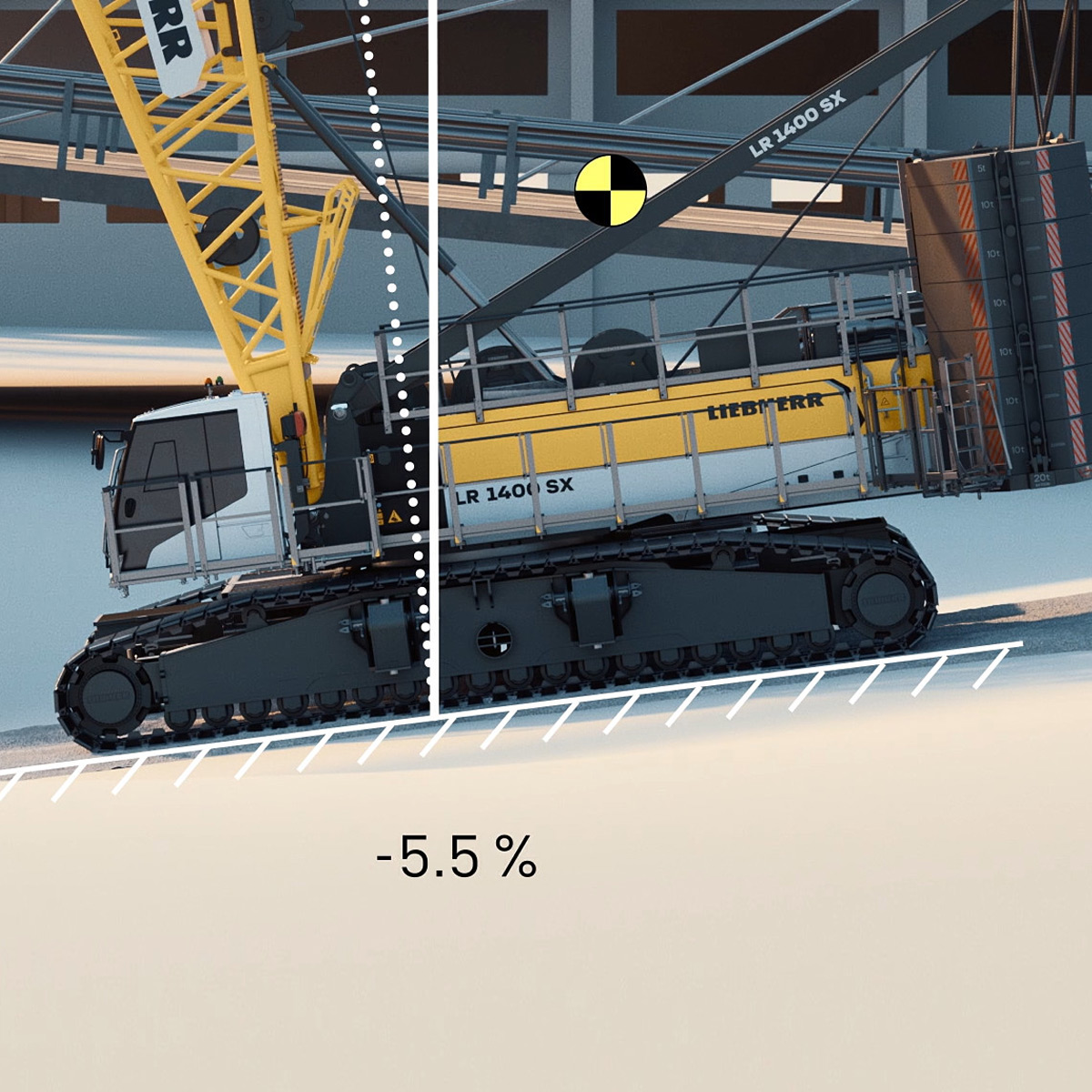 LR 1100.1 Crawler crane - Liebherr