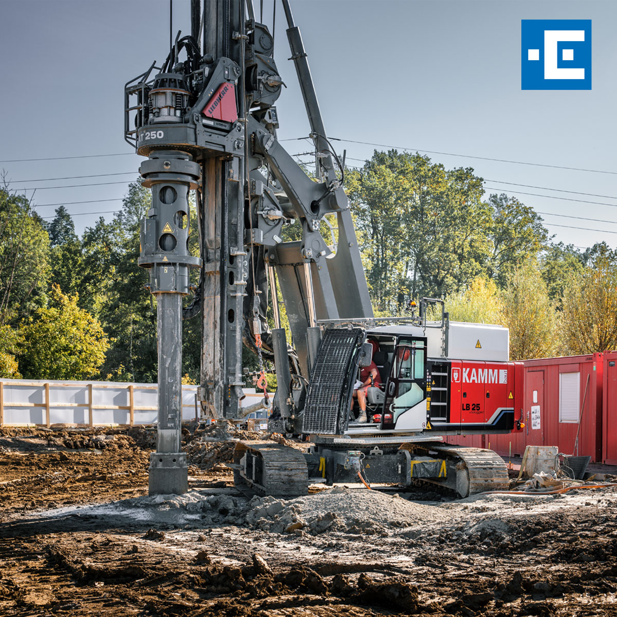 Down-the-hole drilling | Liebherr deep foundation
