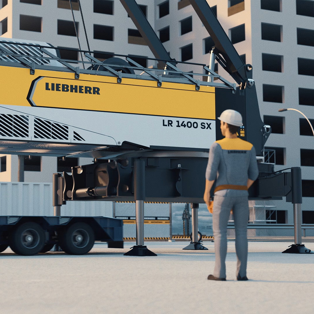 LR 1400 SX Crawler crane - Liebherr